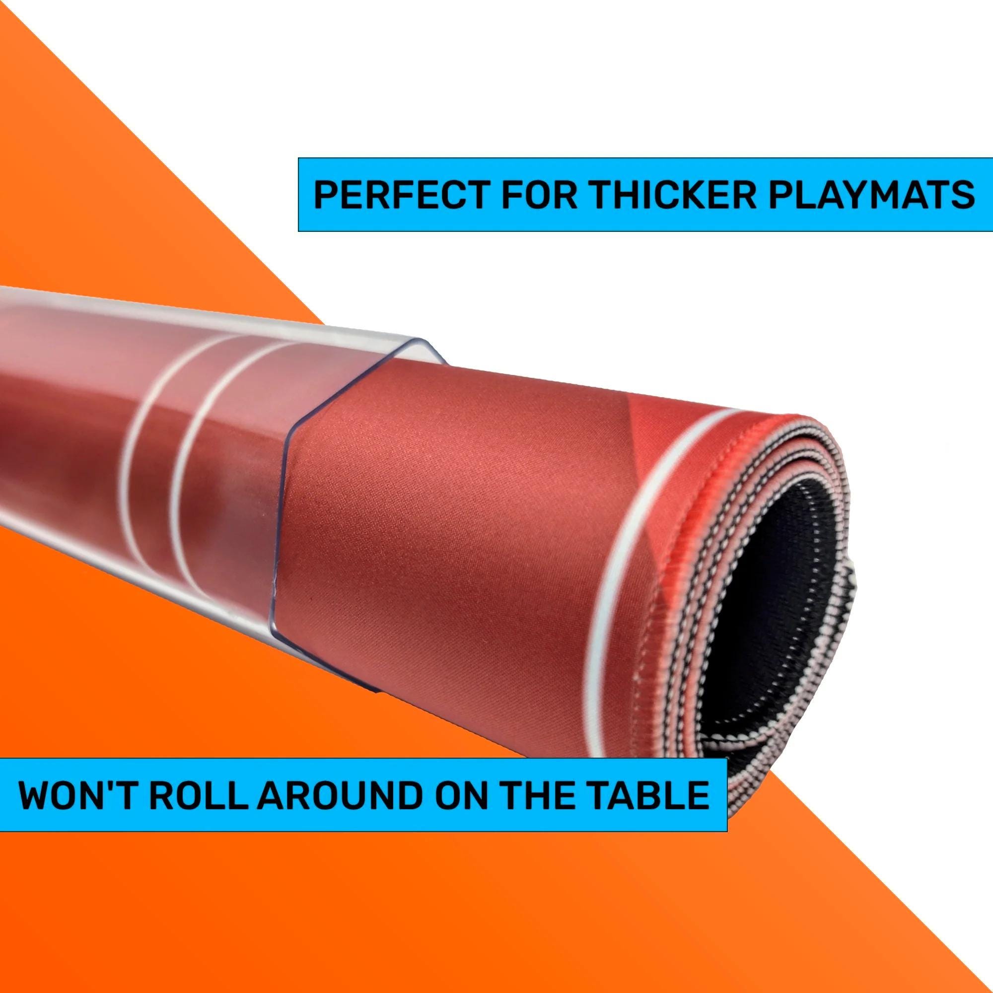 Hexagon Playmat Tube for 24x14 Mats, Clear PVC Storage Case, Non-roll ...