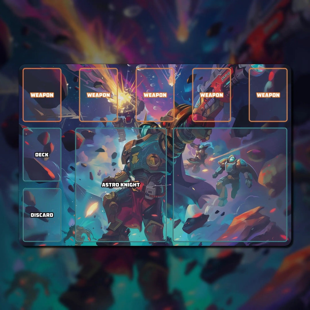 Astro Knights Hero Playmat, Galactic Guardians, 18 X 12 450 X 300 Mm - Etsy