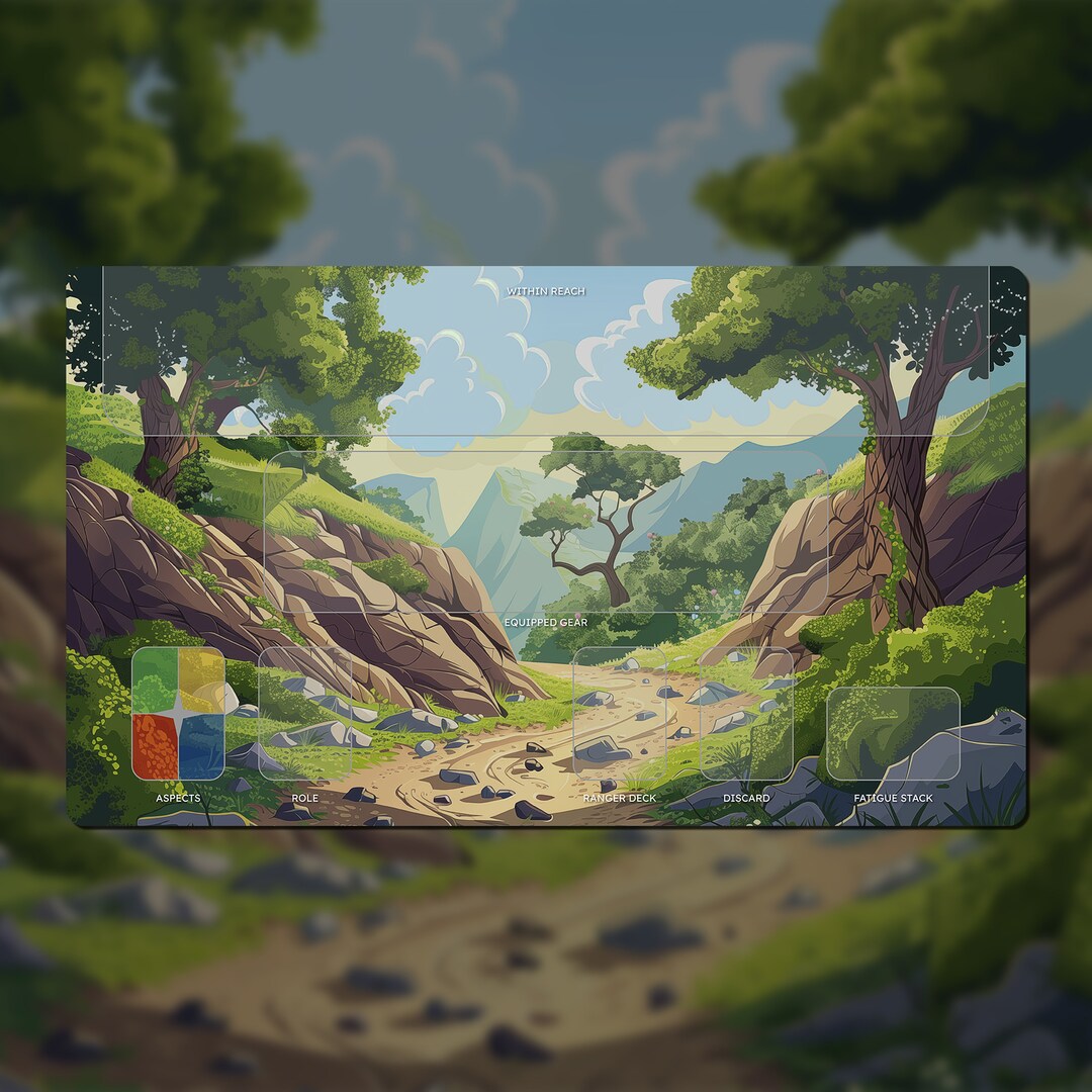 Earthborne Rangers Ranger Playmat, Path, Inspired by Earthborne Rangers ...