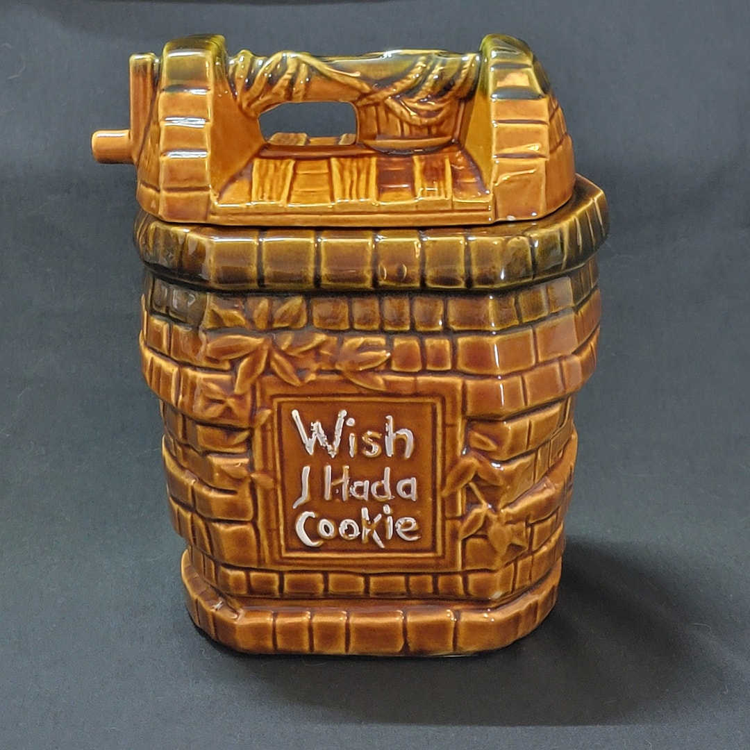 Mccoy "wish I Had a Cookie" Wishing Well Cookie Jar - Vintage USA ...