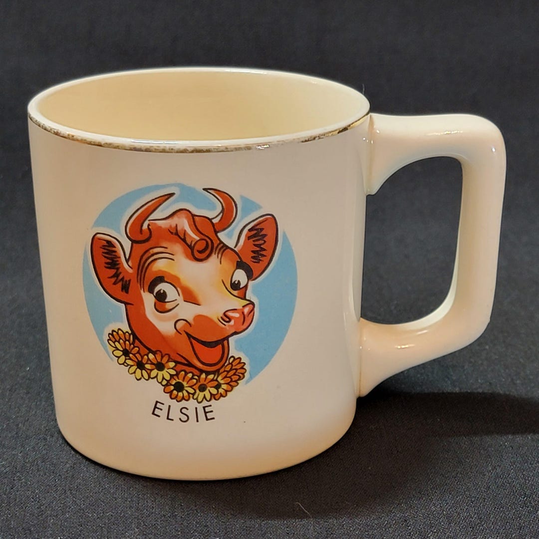 1940s the Borden Co., Elsie the Cow Vintage Mug, Promotional Mug for ...