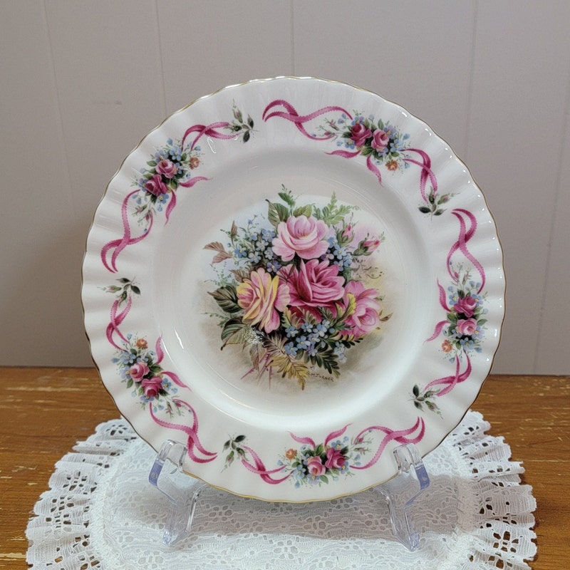 Floral China Plates - Etsy