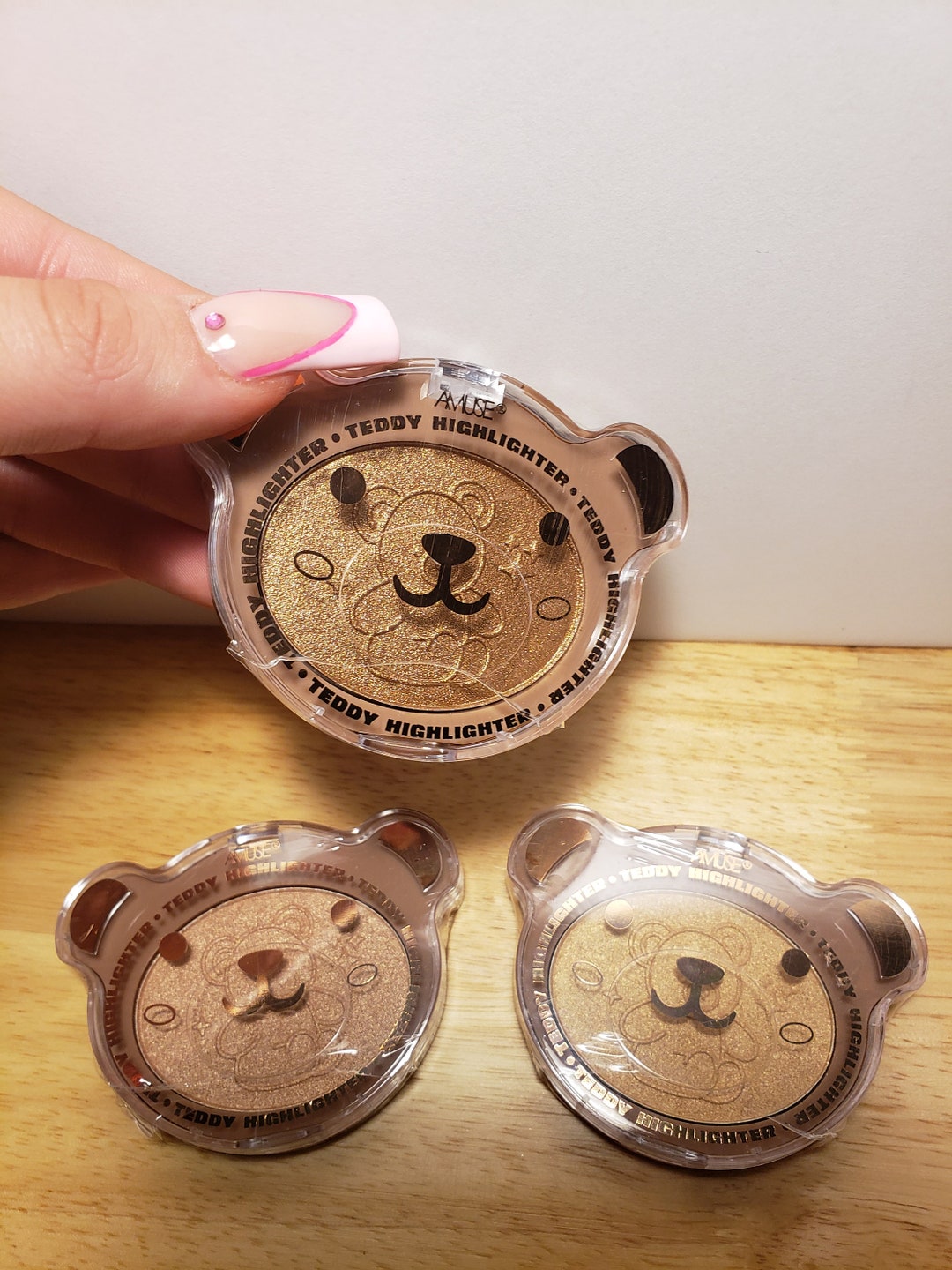Bronzer Beauty Highlighter Face Bronzer - Cute Bear Case - Etsy