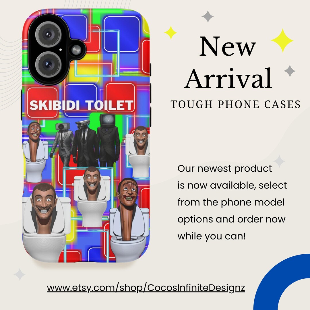 Tough Case for Skibidi Toilet, Unique Phone Cover, Funny Phone ...