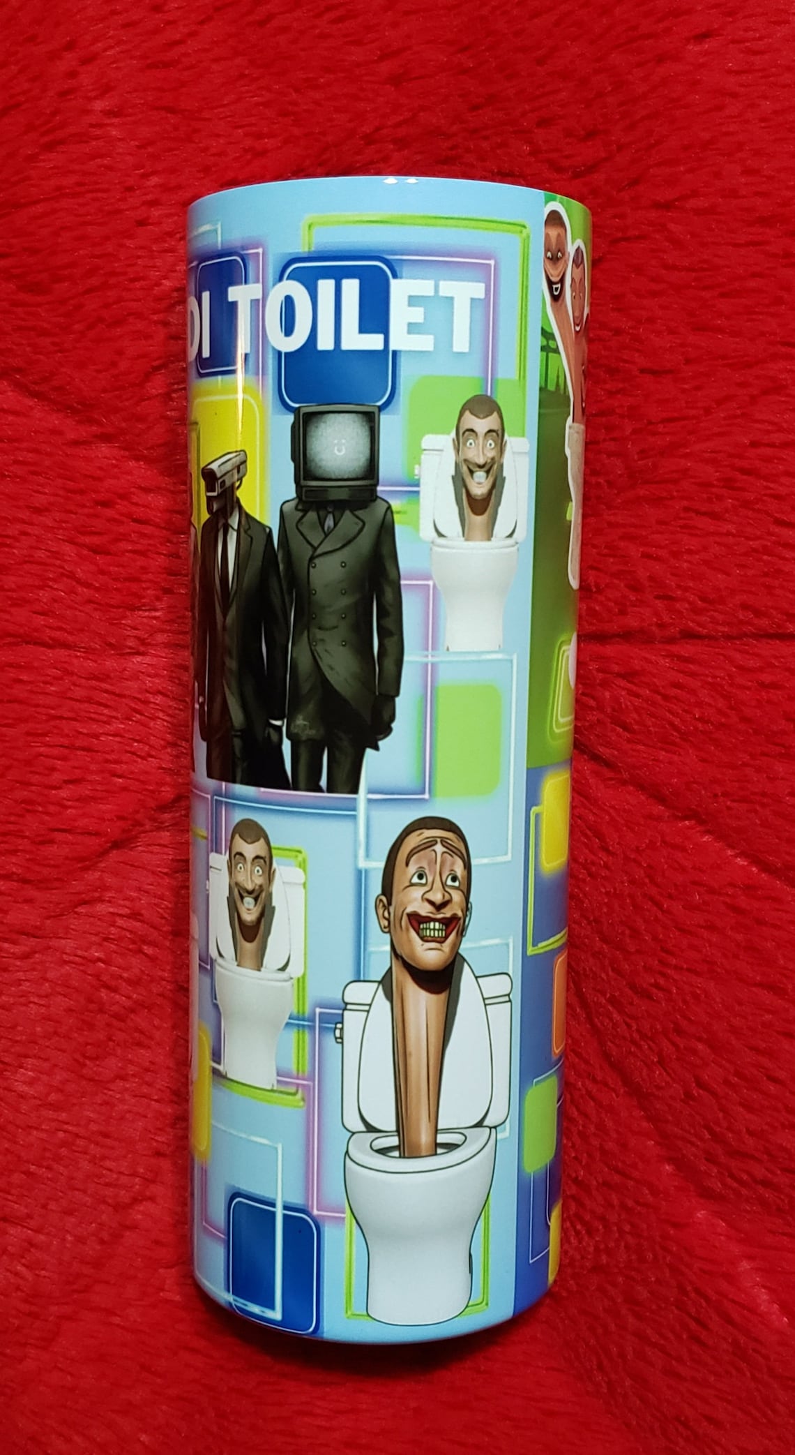 Skibidi Toilet PNG and SVG File for 20oz Skinny Tumbler - Etsy