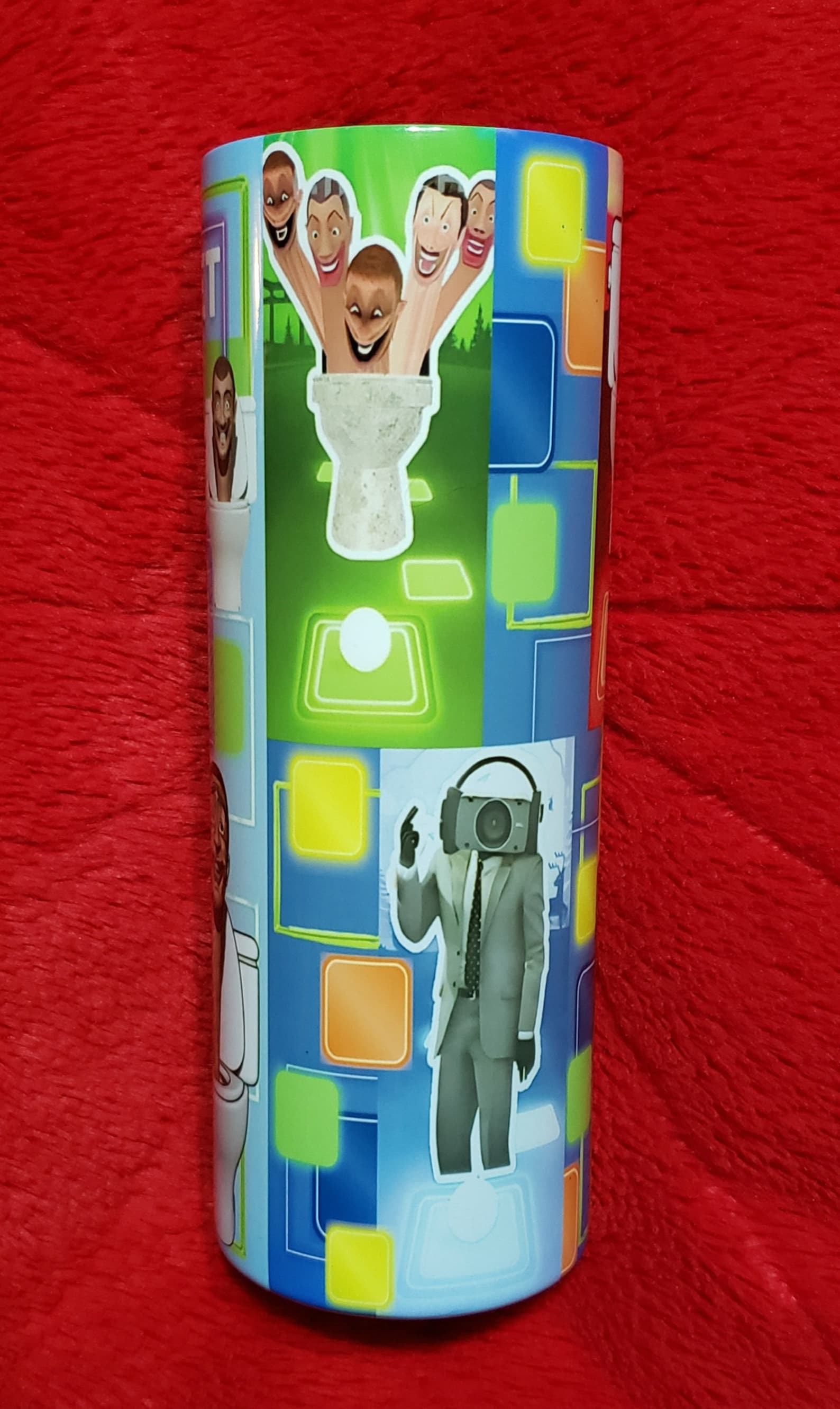 Skibidi Toilet PNG and SVG File for 20oz Skinny Tumbler - Etsy