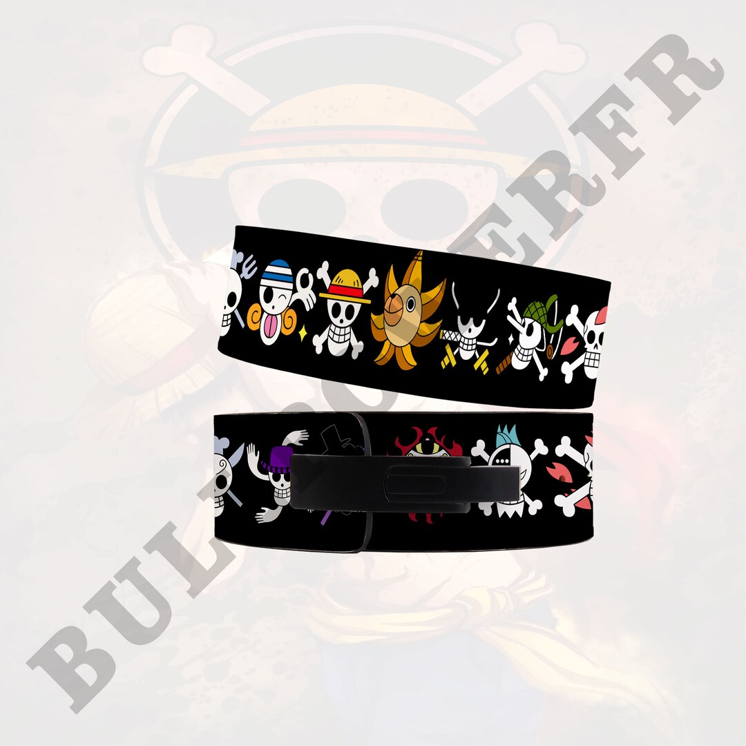 Luffy One Piece Anime Powerlifting Lever Belt One Piece Anime Gym Belt ...