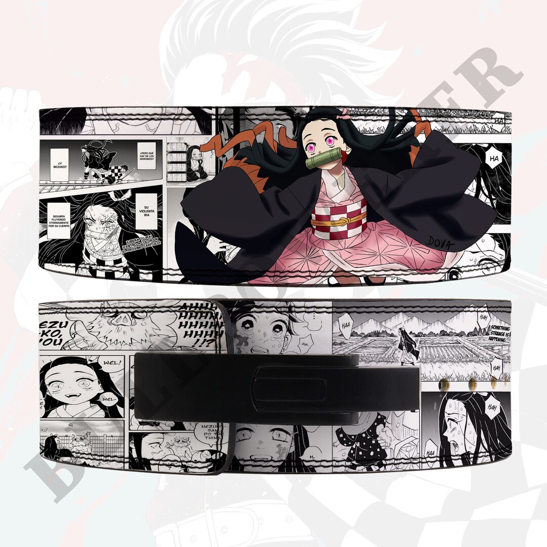 Nezuko Anime Lever Belt Weightlifting Belt Nezuko Lever Lifting Belt Nezuko Gym Belt Demon ...