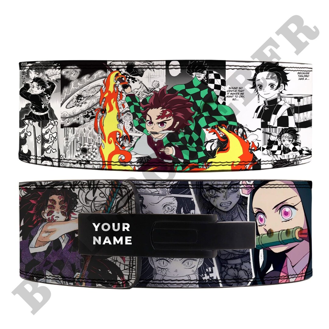 Tanjiro Demon Slayer Lever Lifting Anime Belt Anime Gym Belt Tanjiro ...