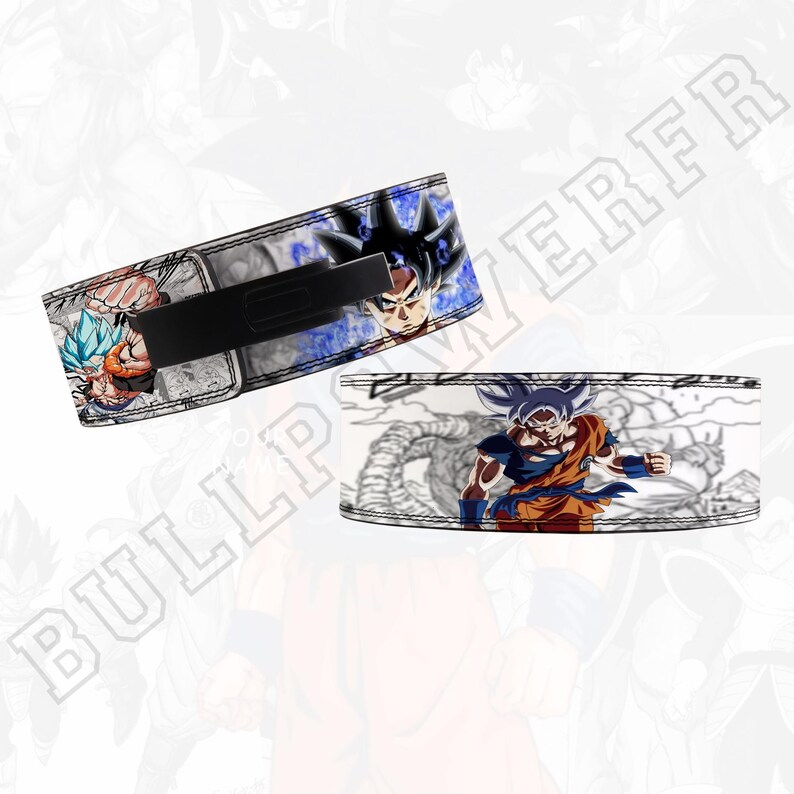 Dragon Ball Anime Lever Belt | Goku Ultra Instinct Powerlifting Belt ...