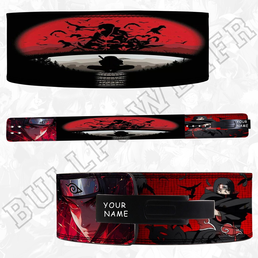Naruto Anime Powerlifting Belt Itachi Lever Lifting Belt naruto ...