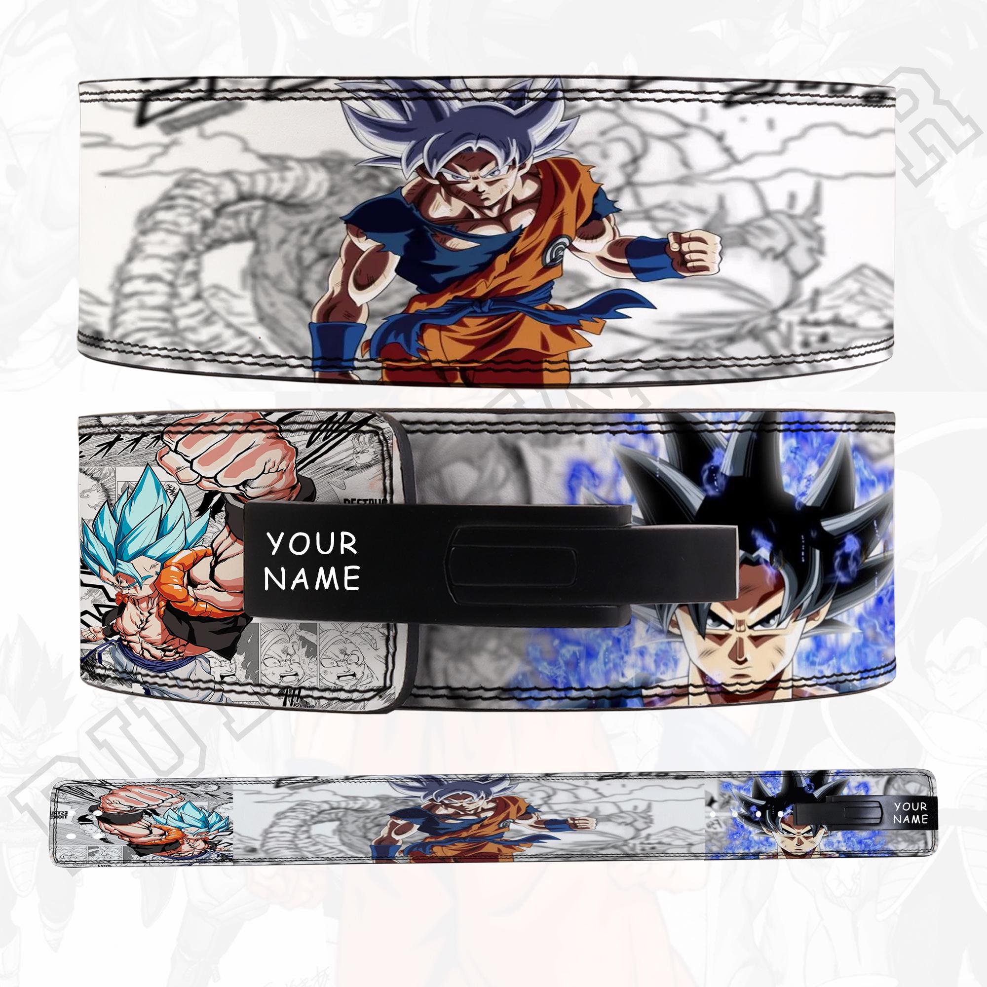 Dragon Ball Anime Lever Belt | Goku Ultra Instinct Powerlifting Belt ...