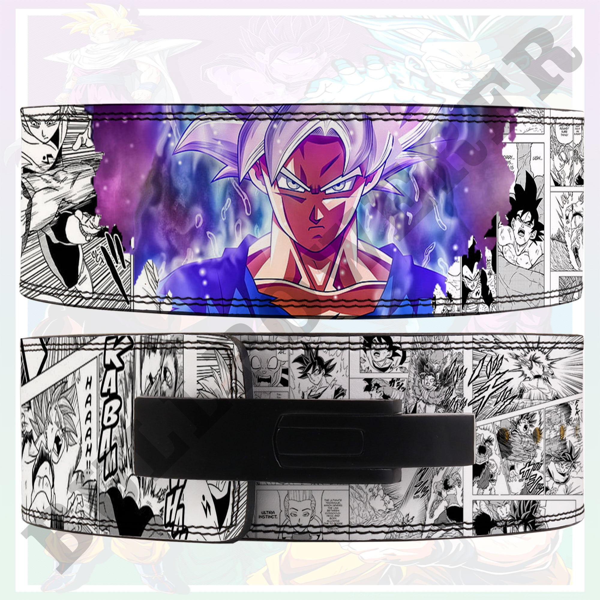Goku Anime Powerlifting Lever Lifting Belt Goku Ultra Instinct Lever ...