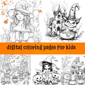 Printable Halloween Coloring Pages for Kids - Fun & Spooky Jack-o ...