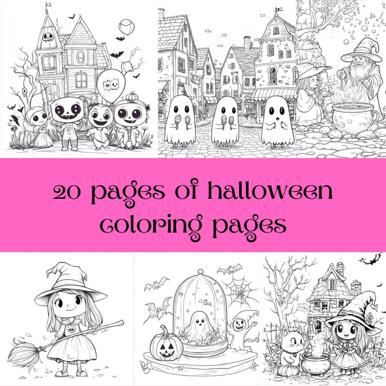 Printable Halloween Coloring Pages for Kids - Fun & Spooky Jack-o ...