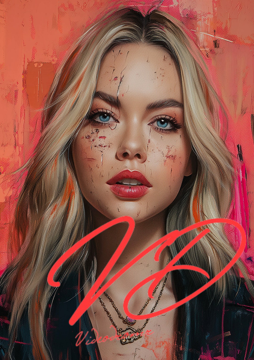 Sydney Sweeney Art Print Abstract Art Minimalist Digital Download ... Sydney Sweeney Art Print Abstract Art Minimalist Digital Download ...