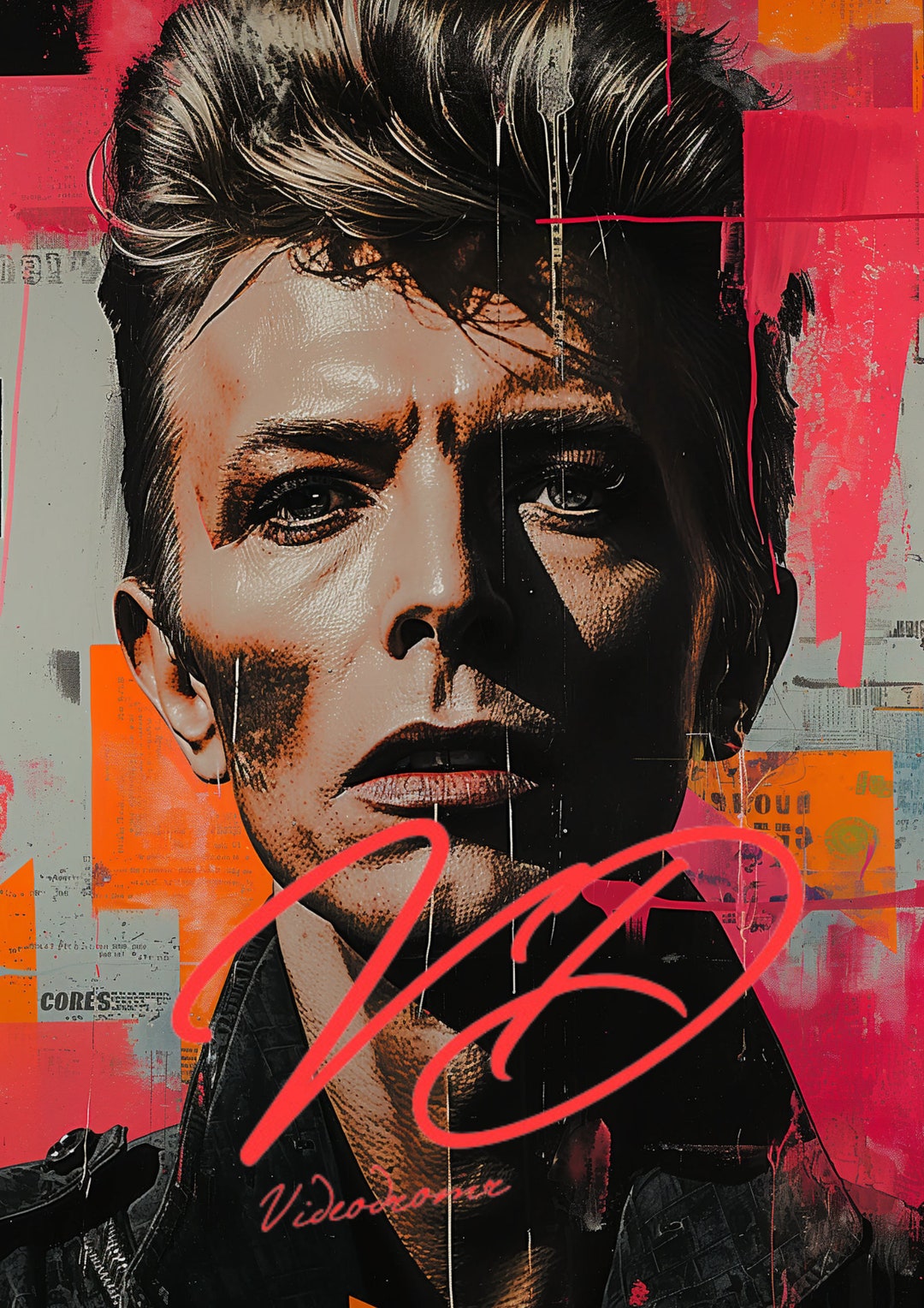 David Bowie Art Print Abstract Art Minimalist Digital Download ... David Bowie Art Print Abstract Art Minimalist Digital Download ...