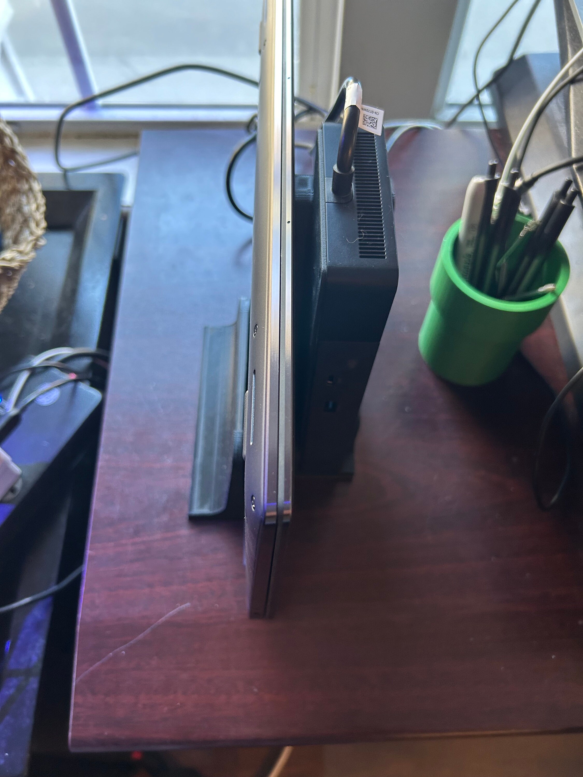 Vertical Stand for Dell Dock and Laptop - WD19 or WD19S or WD19TB or ...