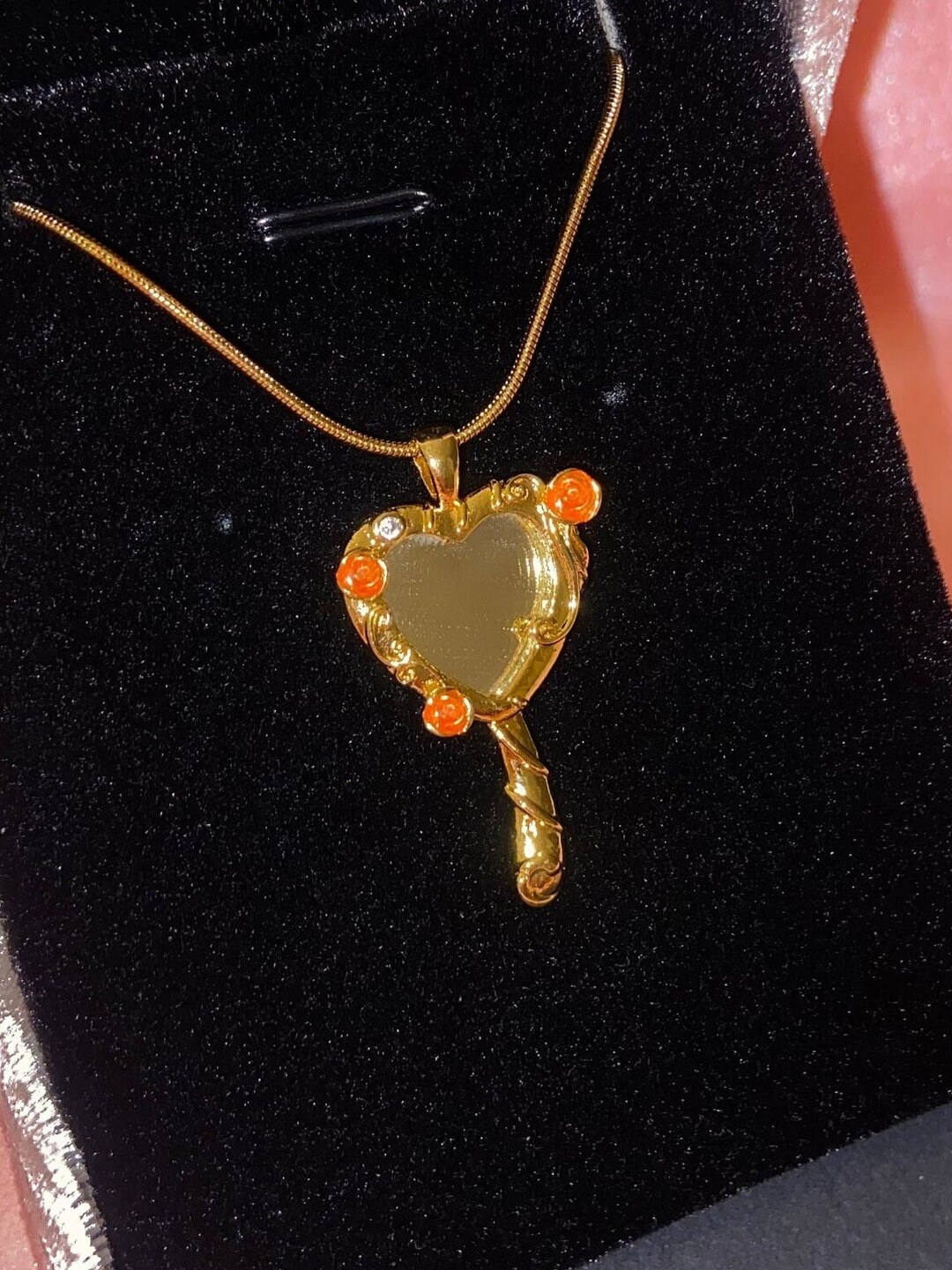 Diamond Castle Magic Mirror Necklace - Etsy