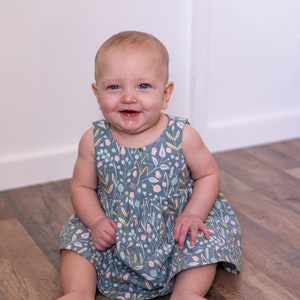 Simple Baby Girl Dress Pattern, Easy Digital Sewing Pattern, Instant ...