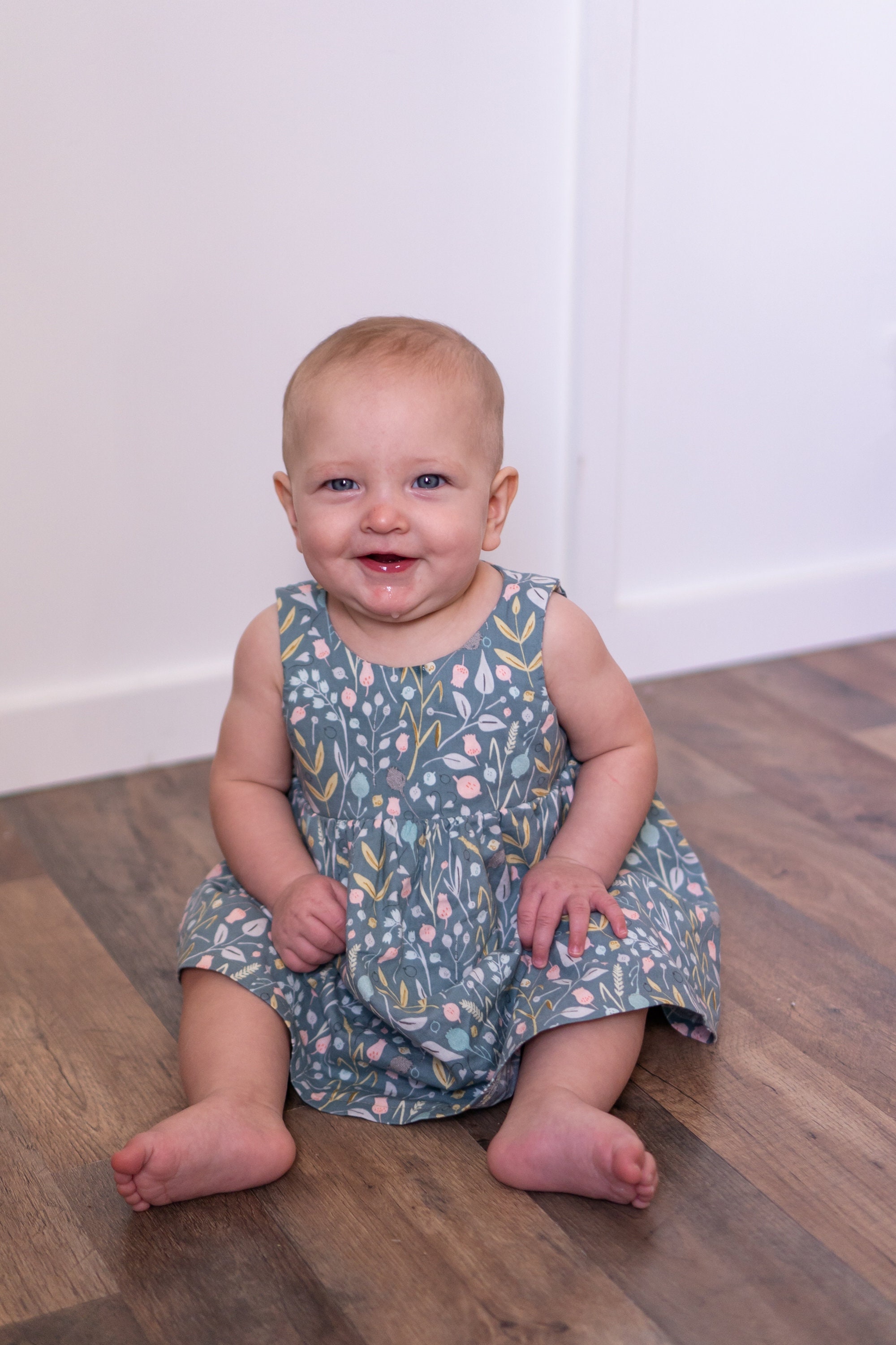 Simple Baby Girl Dress Pattern, Easy Digital Sewing Pattern, Instant ...