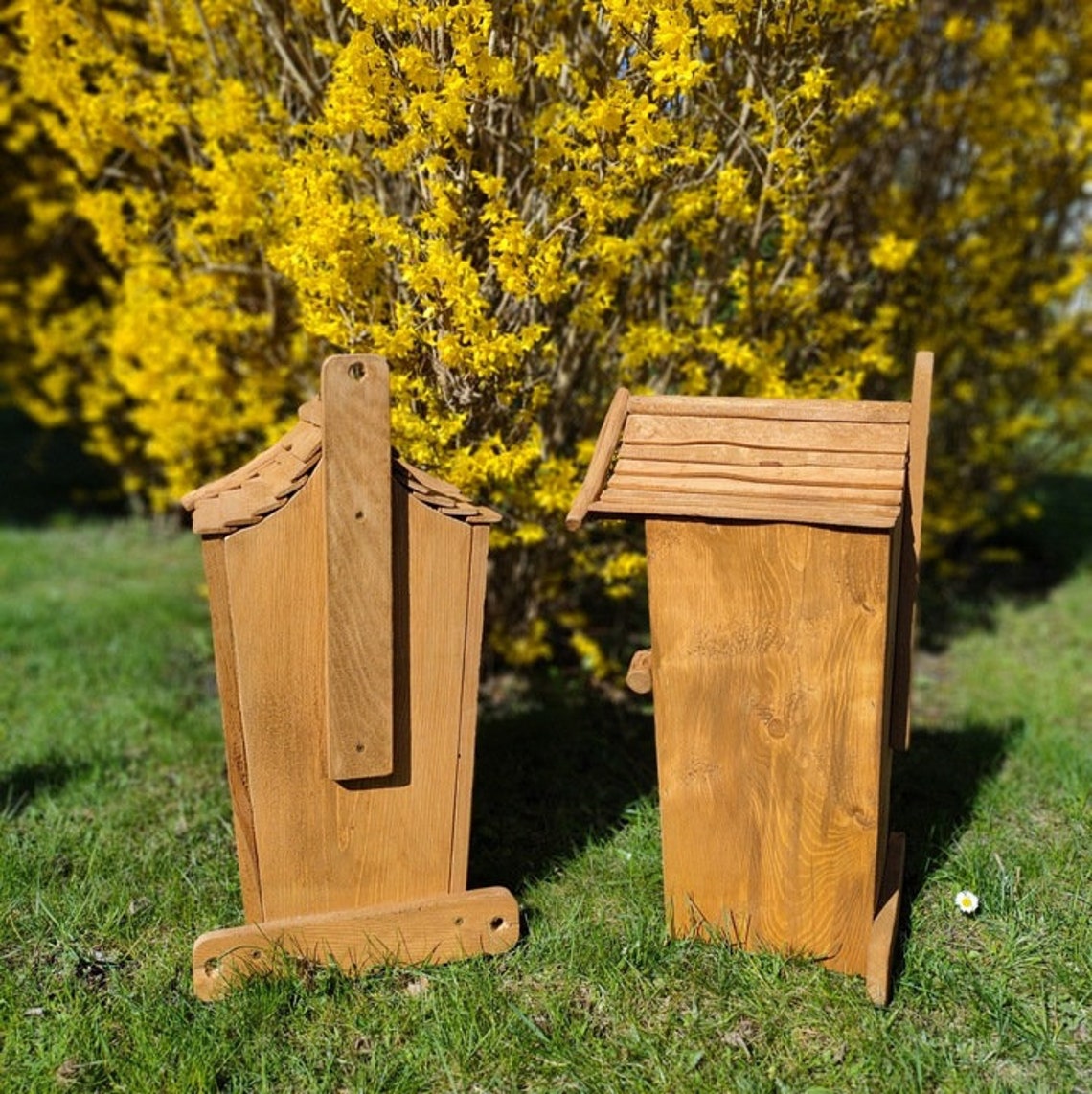Large OWL Nesting Box | Wooden Nest Box Owls: for Tawny Owl, Screech ...