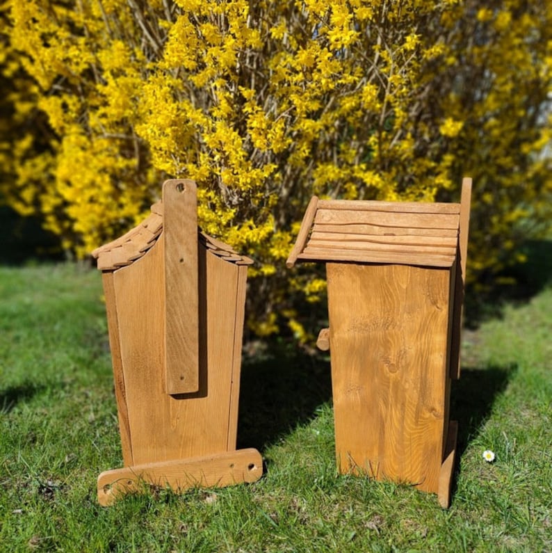 Large OWL Nesting Box | Wooden Nest Box Owls: for Tawny Owl, Screech ...