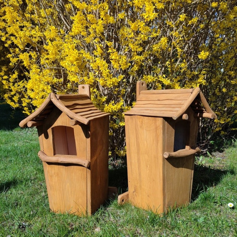 Large OWL Nesting Box | Wooden Nest Box Owls: for Tawny Owl, Screech ...