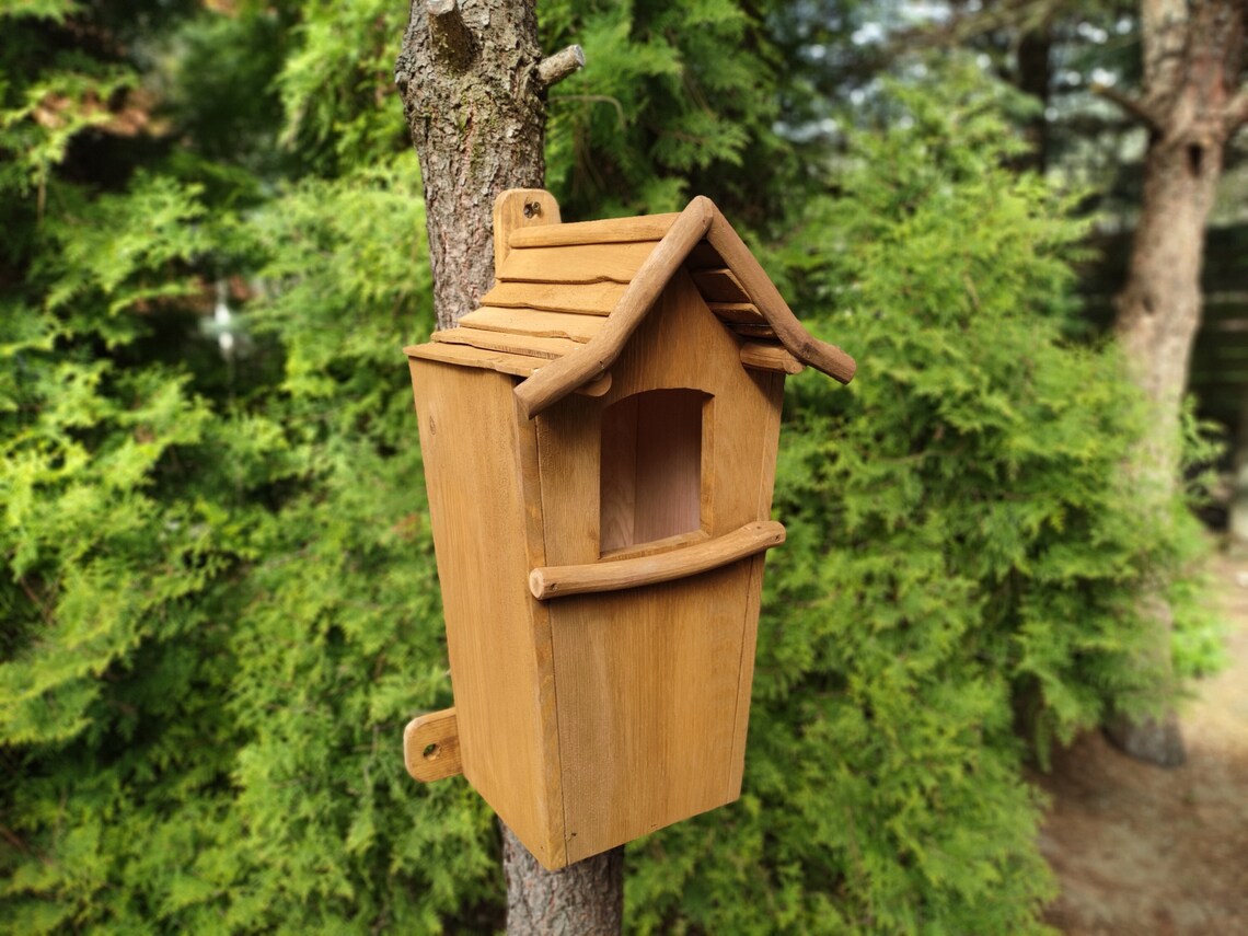 Large OWL Nesting Box | Wooden Nest Box Owls: for Tawny Owl, Screech ...