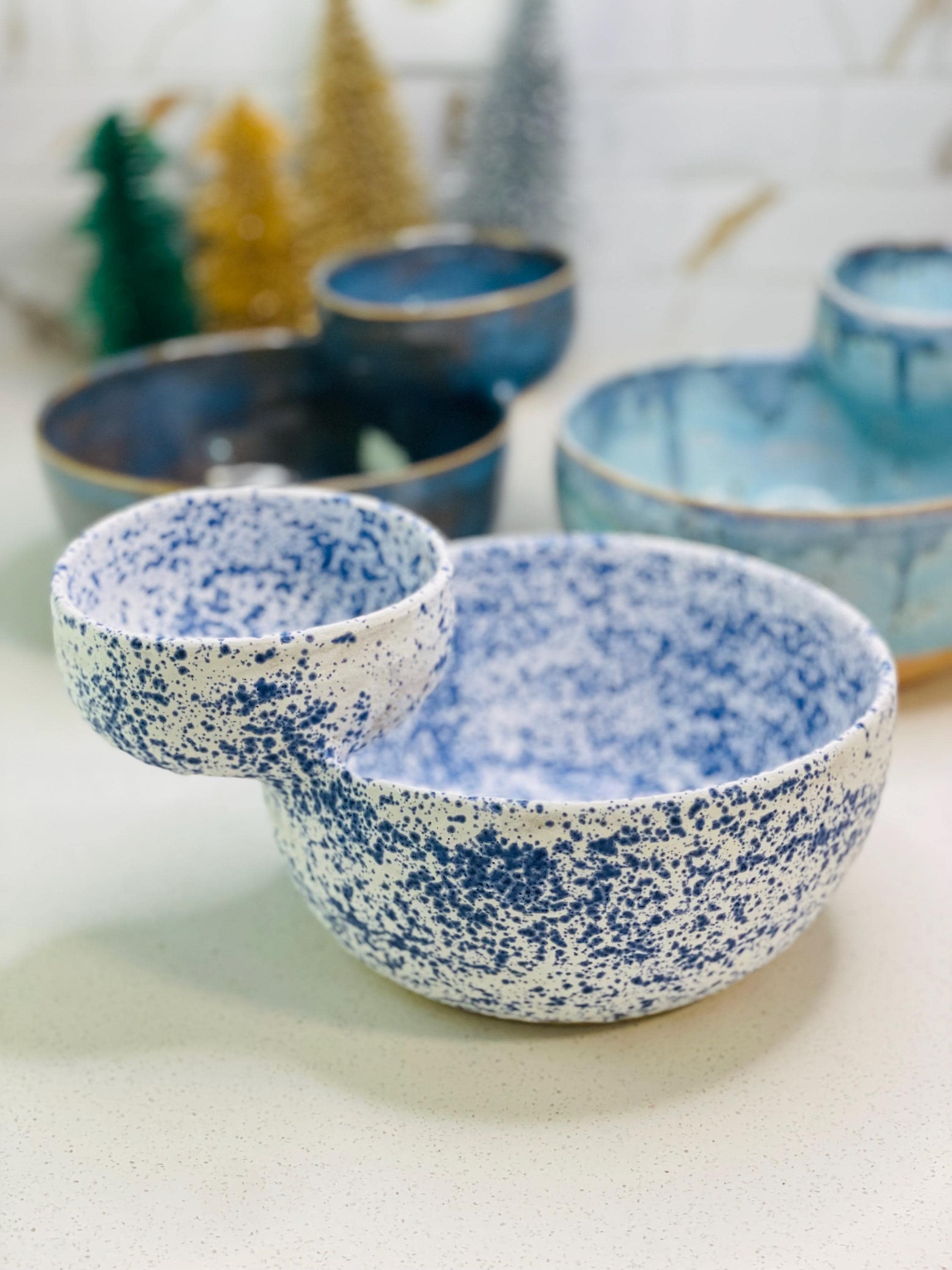 Handmade Ceramic/ Pottery Chip and Dip Bowl/ Queso Bowl Game Day - Etsy