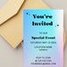 Special Event Invitation Template - Etsy