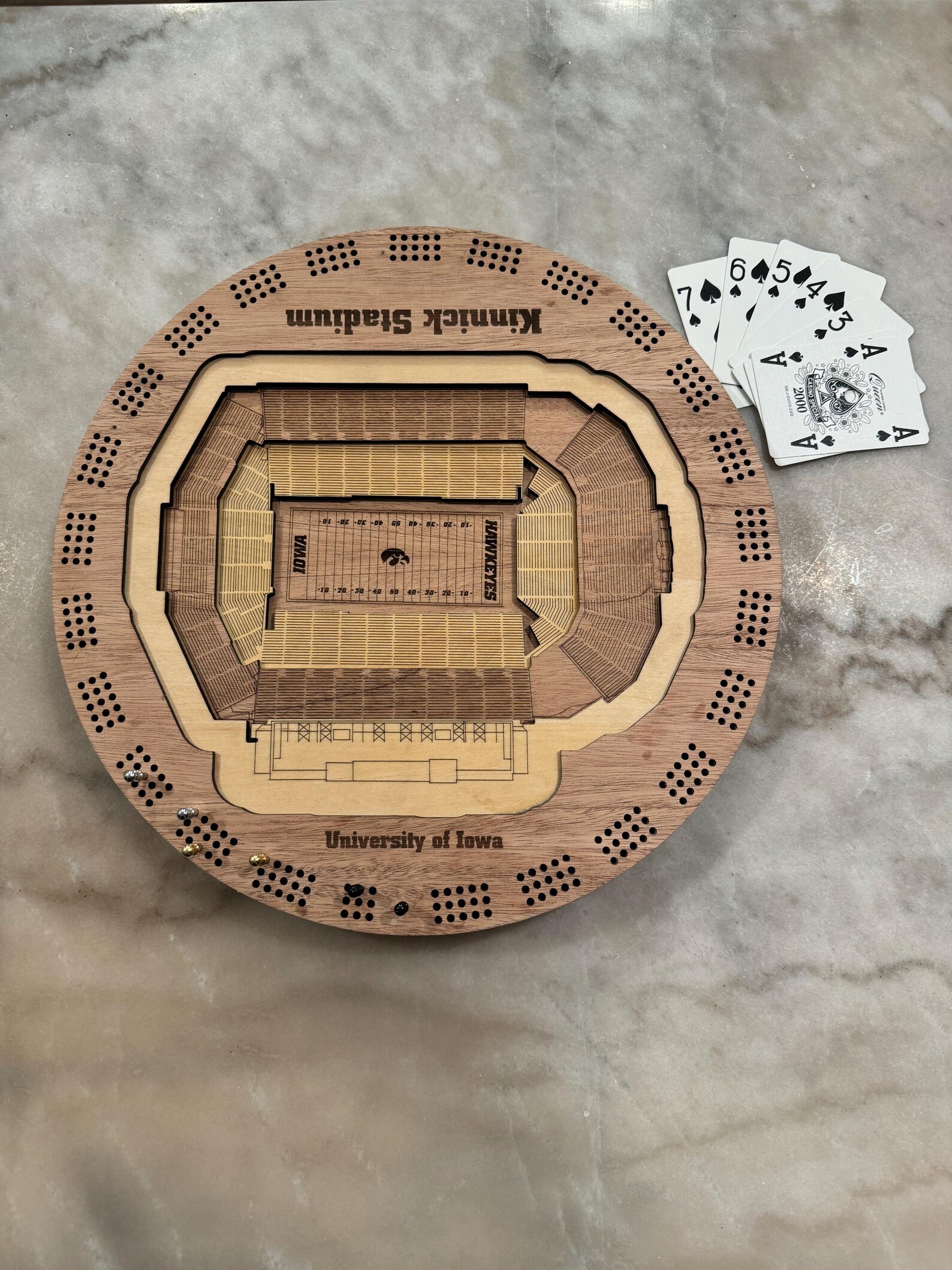 3D Stadium Cribbage Board All Stadiums All Sports - Etsy