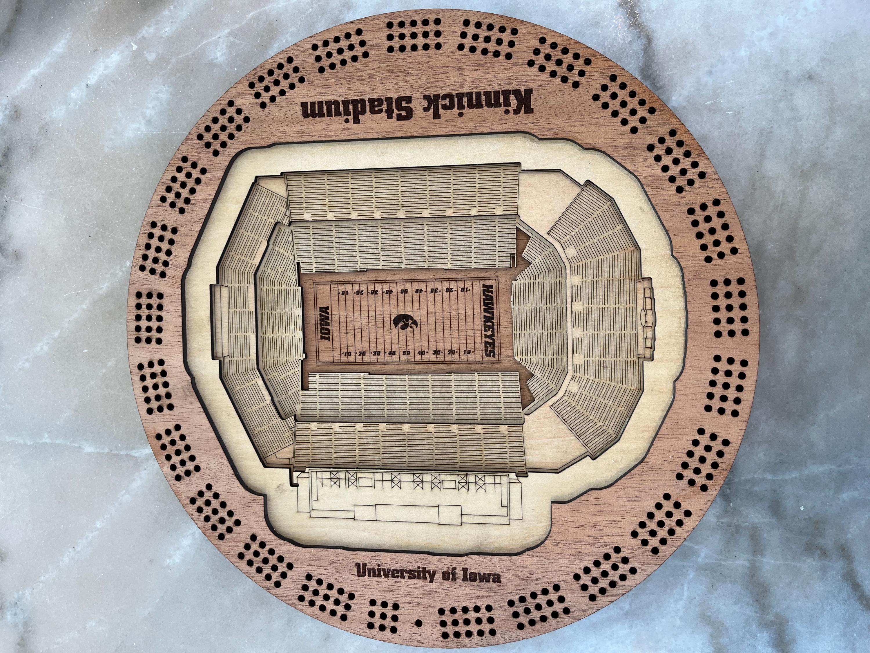 3D Stadium Cribbage Board All Stadiums All Sports - Etsy