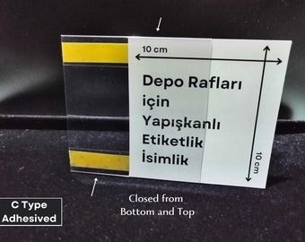 25 Pcs of PVC Transparent Tag Holder Sign Holder and Name Holder, PVC ...