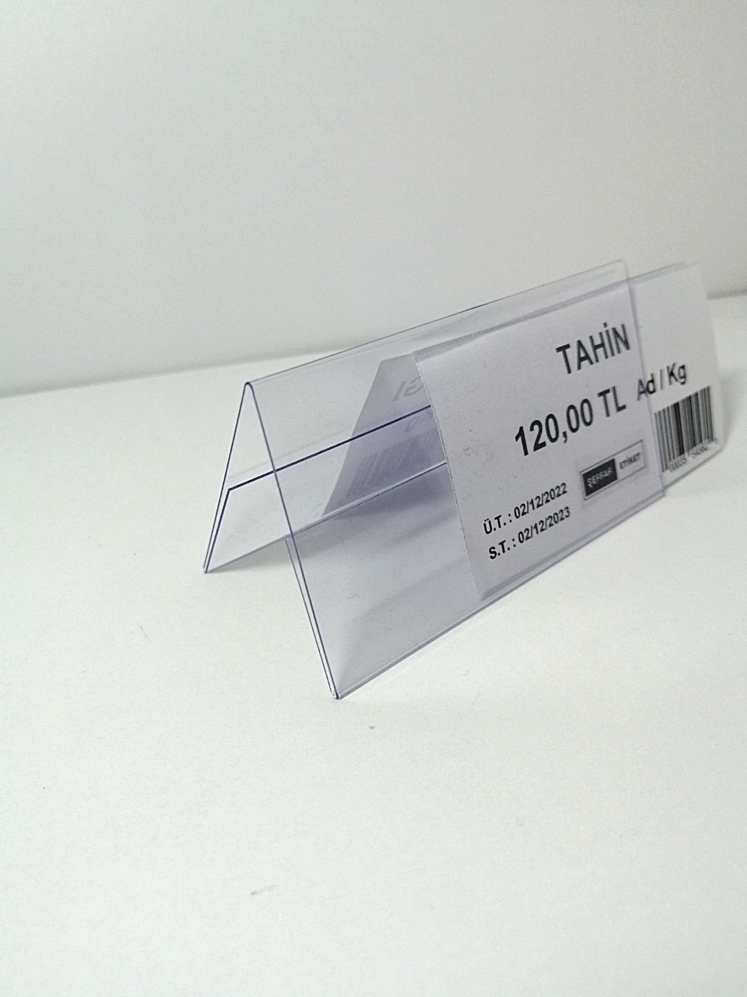 25 Pcs of PVC Transparent Tag Holder Sign Holder and Name Holder, PVC ...