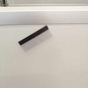 10 Pcs Transparent Label Holder With Magnet, Protective Label Cover ...