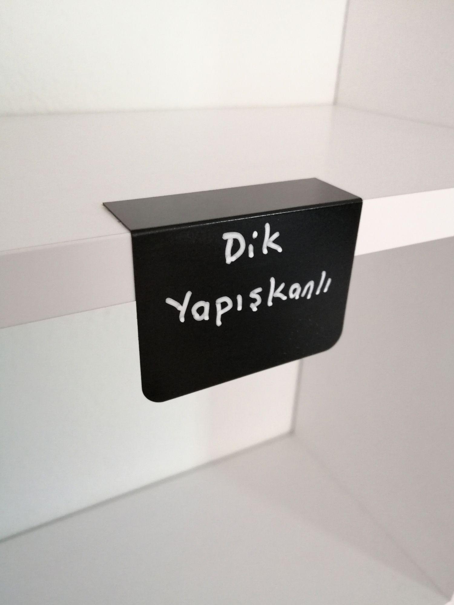 25 Pcs of Erasable Adhesived Black Tag, Decorative Price Tag and ...