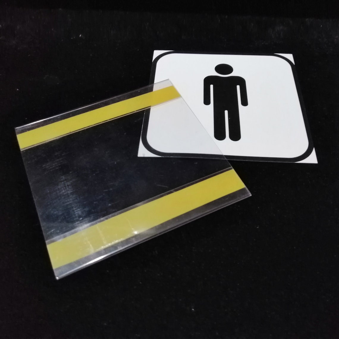 PVC Adhesive WC Symbols, Adhesive Toilet Symbols for Restaurants and ...