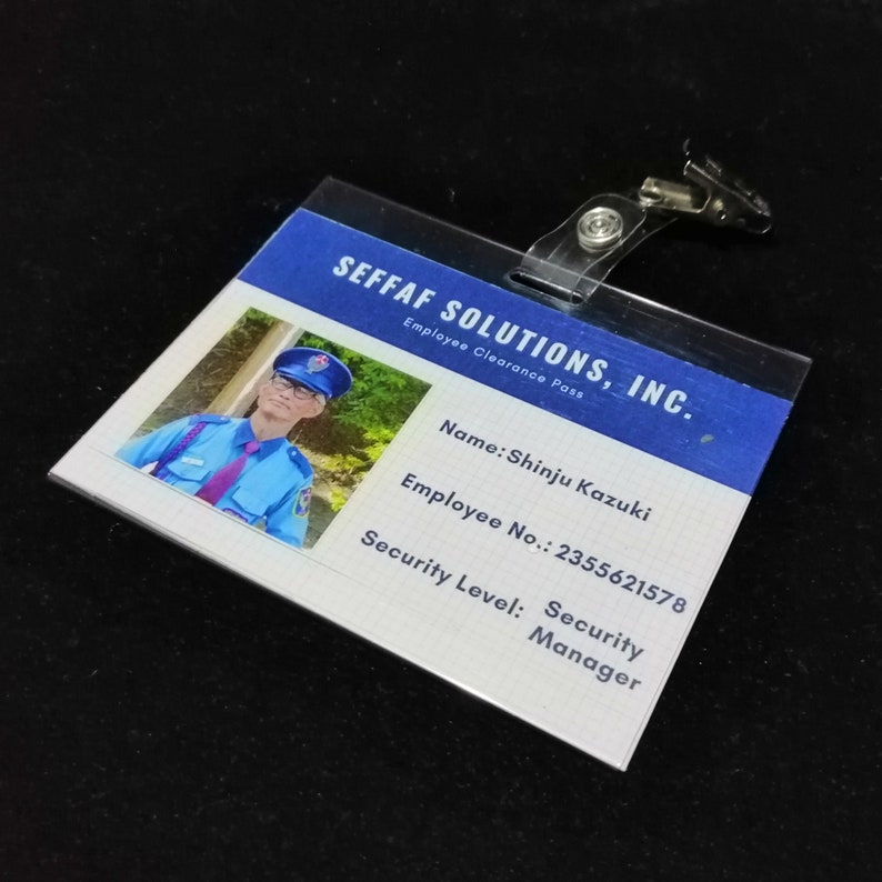 PVC Name Badge Holder, Transparent Id Badge With Latch, Waterproof ID ...
