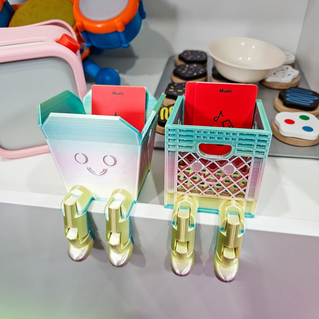 Yoto Card Storage Leggy Milk Crate Leggy Chinese Takeout Box ...