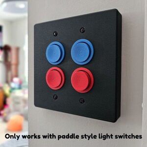 3D Printed Arcade Button Paddle Light Switch Cover: Game Room Decor - Etsy