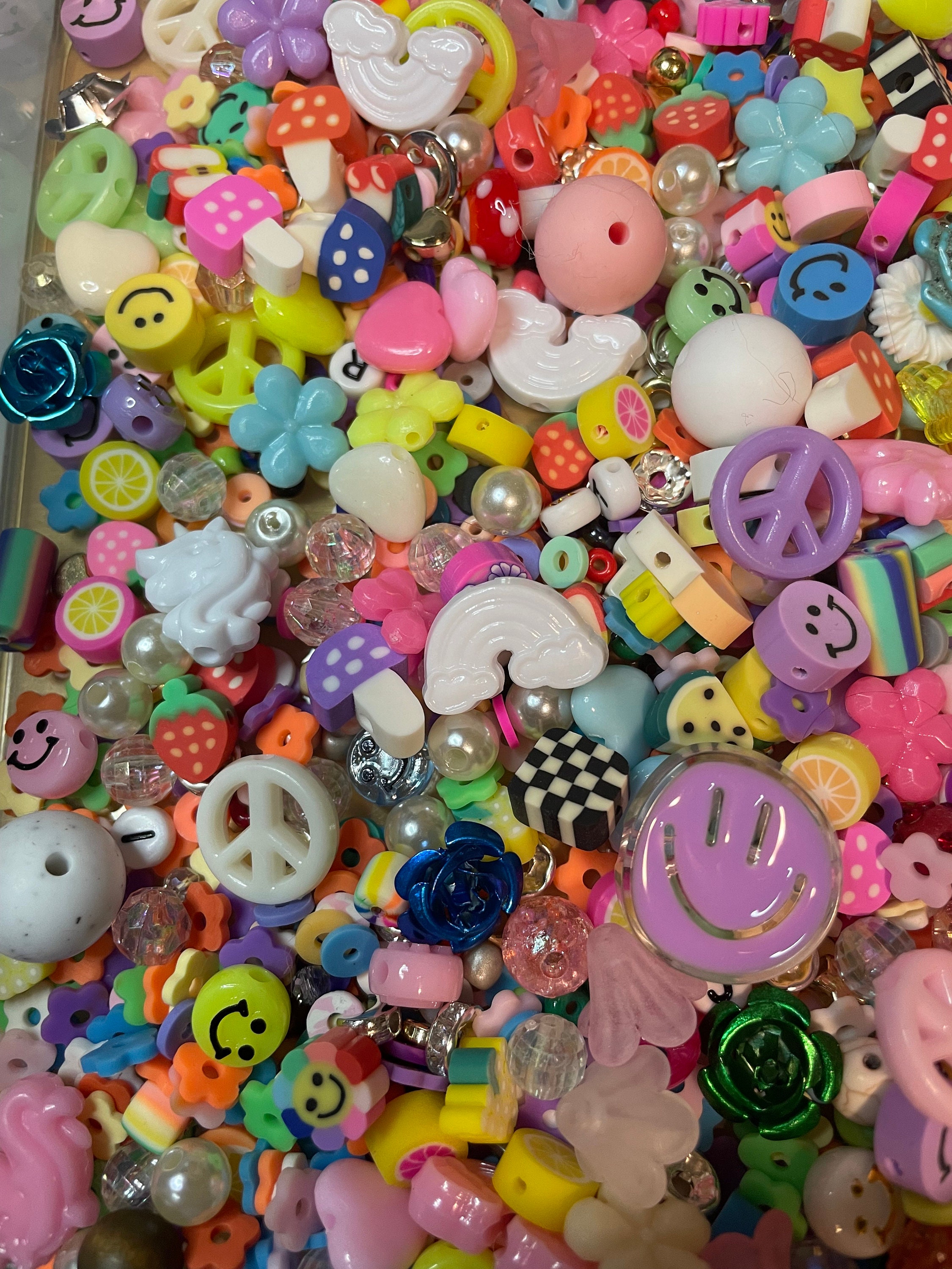 Preppy Colorful Bead Confetti - Etsy