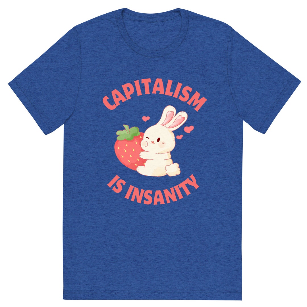 Retro Cute Anti-capitalist T-shirt, Eat the Rich T-shirt, Protest Top ...