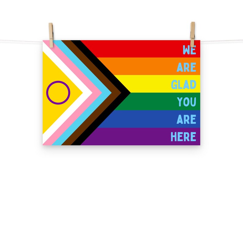 Intersex Inclusive Pride Flag Poster: LGBTQ+ Art Print - Etsy