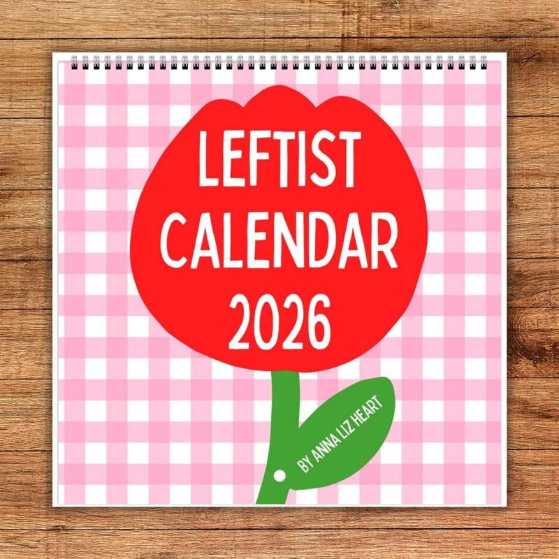 Liberal 2026 Calendar - Etsy