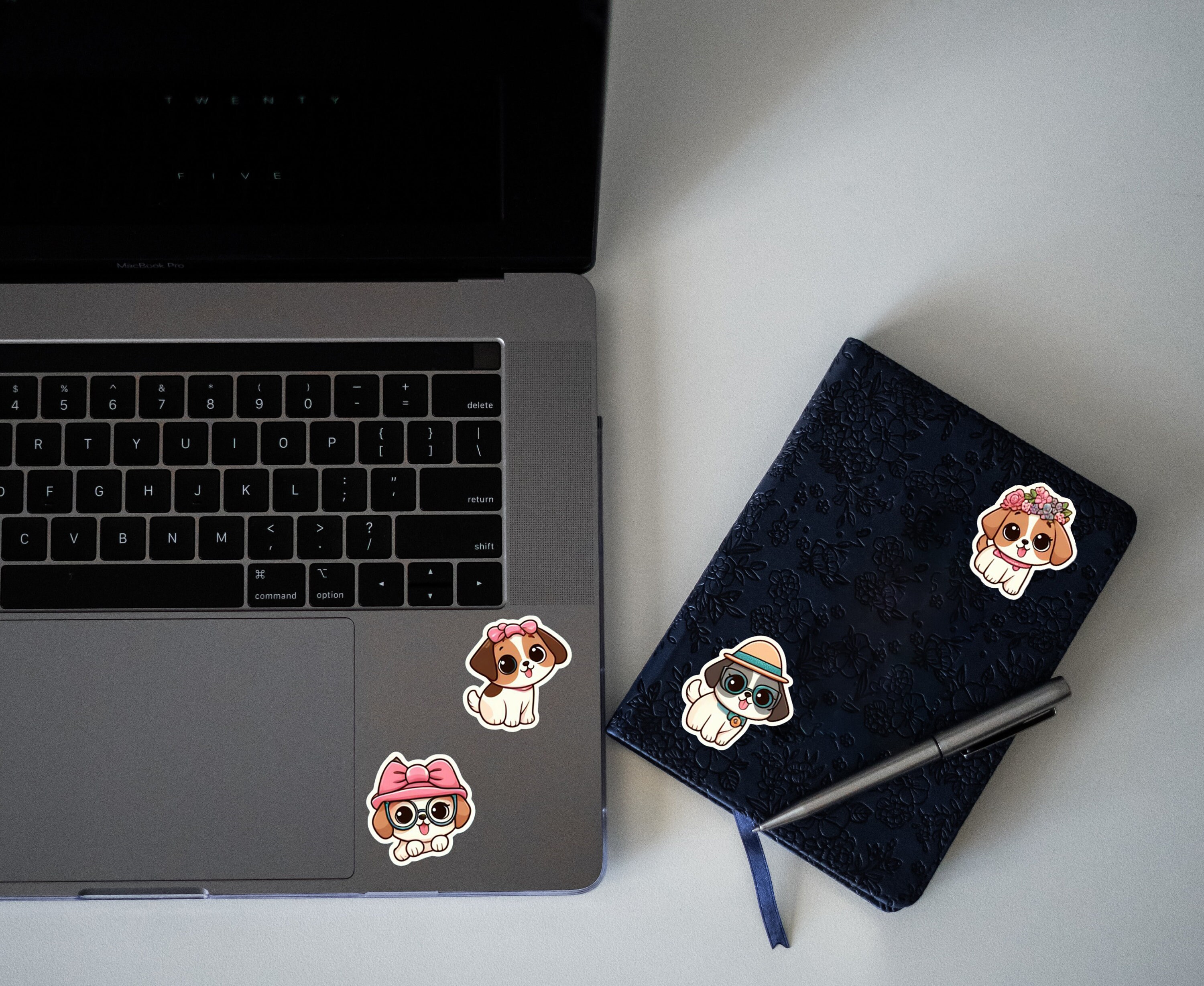 Printable Dog Stickers / Print and Cut Dog Stickers / Cute Dog Stickers ...