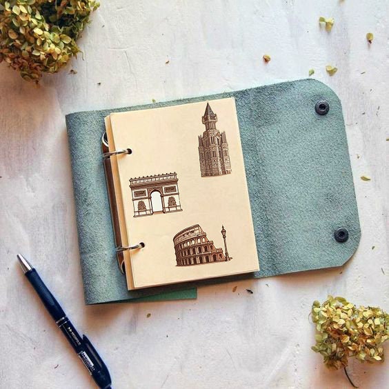 Architecture Sticker Sheet / Landmark Clipart Bundle / Monument ...