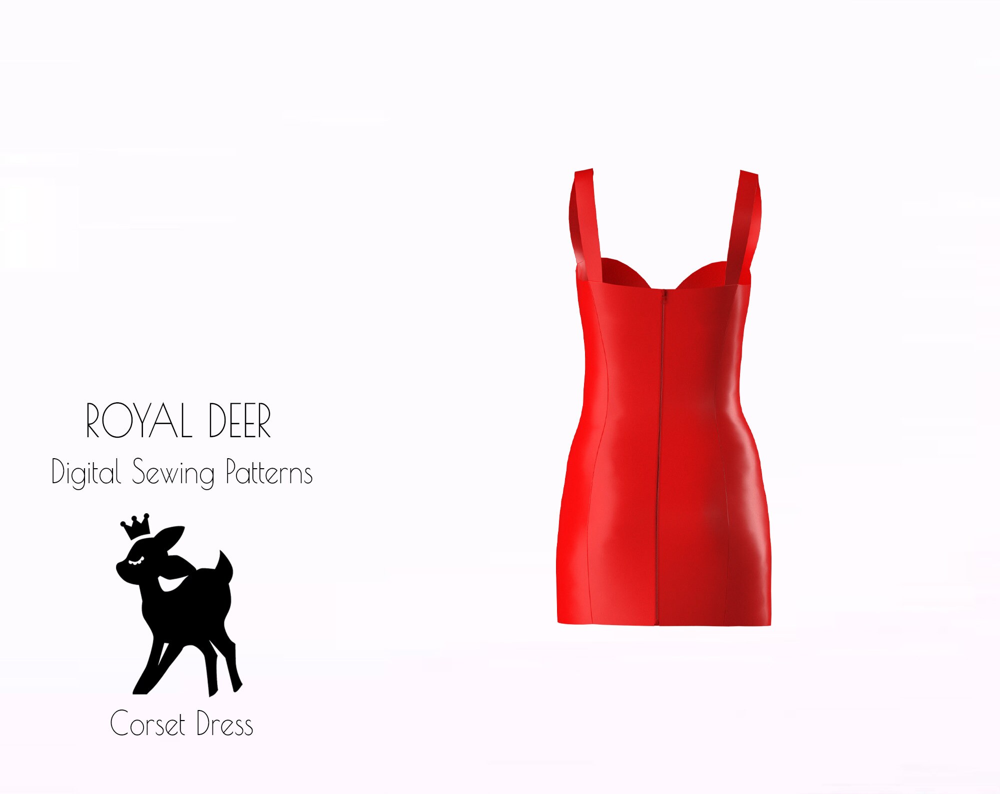 Corset Dress Sewing Pattern - Etsy