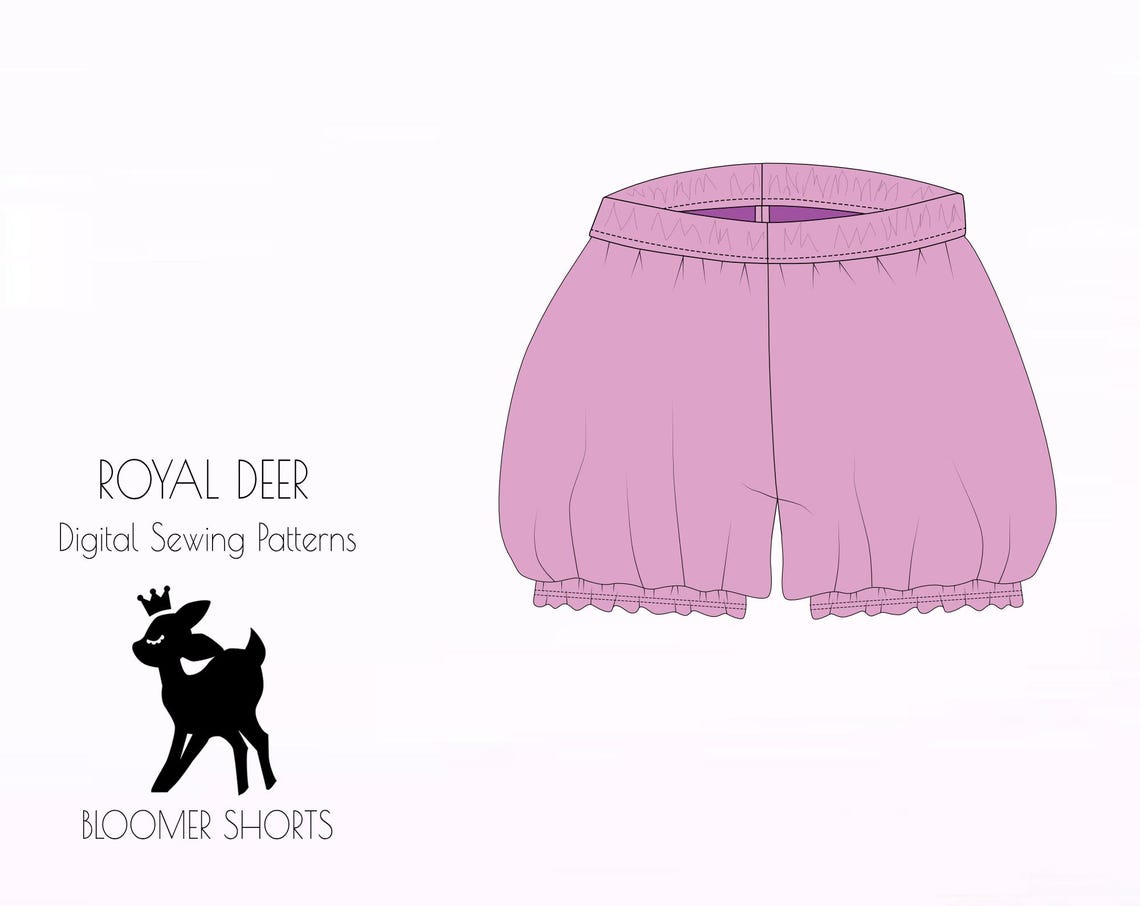 Bloomer Shorts Sewing Pattern (instant Download) - Etsy
