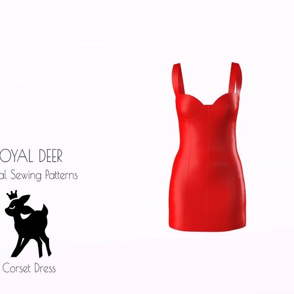 Corset Dress Pattern - Etsy